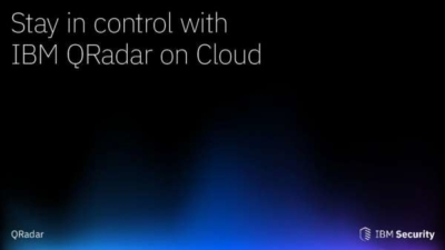 Stay in Control with IBM QRadar on Cloud – ATI | Application Development, System Integration, IT ...